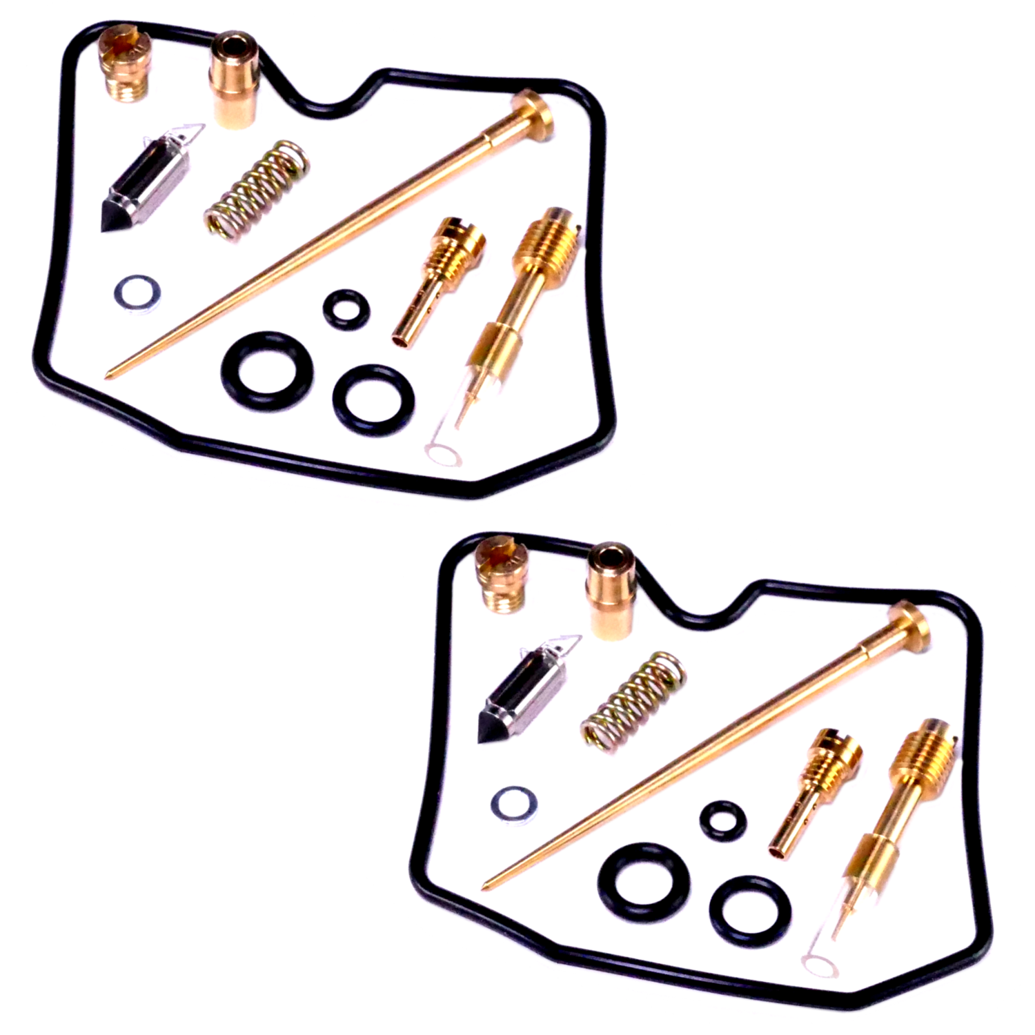 2x Carburetor Repair Kit for Kawasaki Kle 500 LE500A KLE500 Year 1991 ...