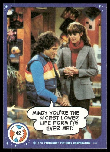 Mork & Mindy 1978 TV Show Topps Card #42 (NM) | eBay