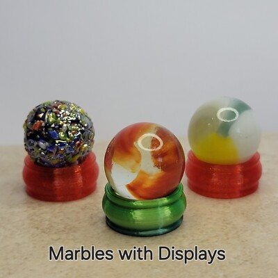 Glass Marbles With Displays Included lot #5319 | eBay