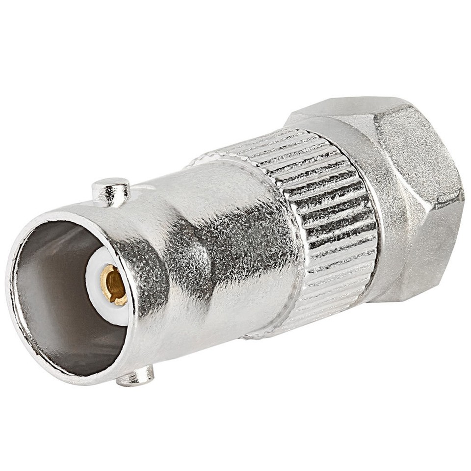 BNC to F-Type Adapter Coax BNC Connector Type F Coaxial Cable Converter ...