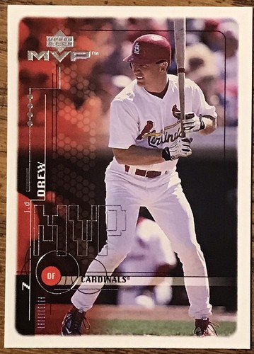 J.D. Drew 1999 Upper Deck MVP Baseball Card #170 SL Cardinals MLB Free ...