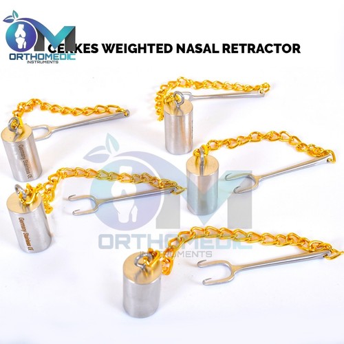 Cerkes Weighted Nasal Retractor 5 PCs Set Surgical Orthofit instrument ...