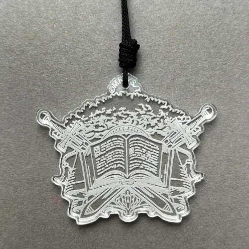 Ascendance of a Bookworm Crest Crystal Charm 45mm 1.8" Japan New | eBay