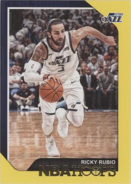 2018-19 Panini NBA Hoops - Ricky Rubio #110 Yellow for sale online | eBay