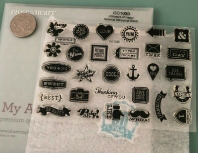 CTMH Stamp - CC1030 - 30 years of happy - Brand New Never Been Used ...