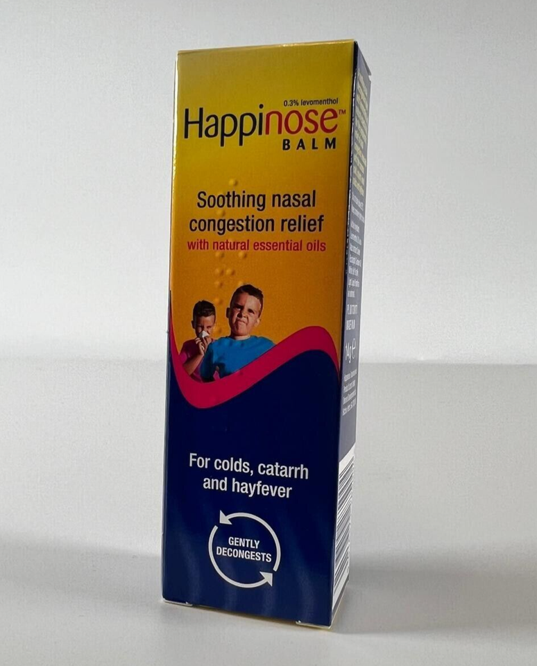 Happinose Balm Soothing Nasal Congestion Relief - 14g - COLDS CATARRH ...