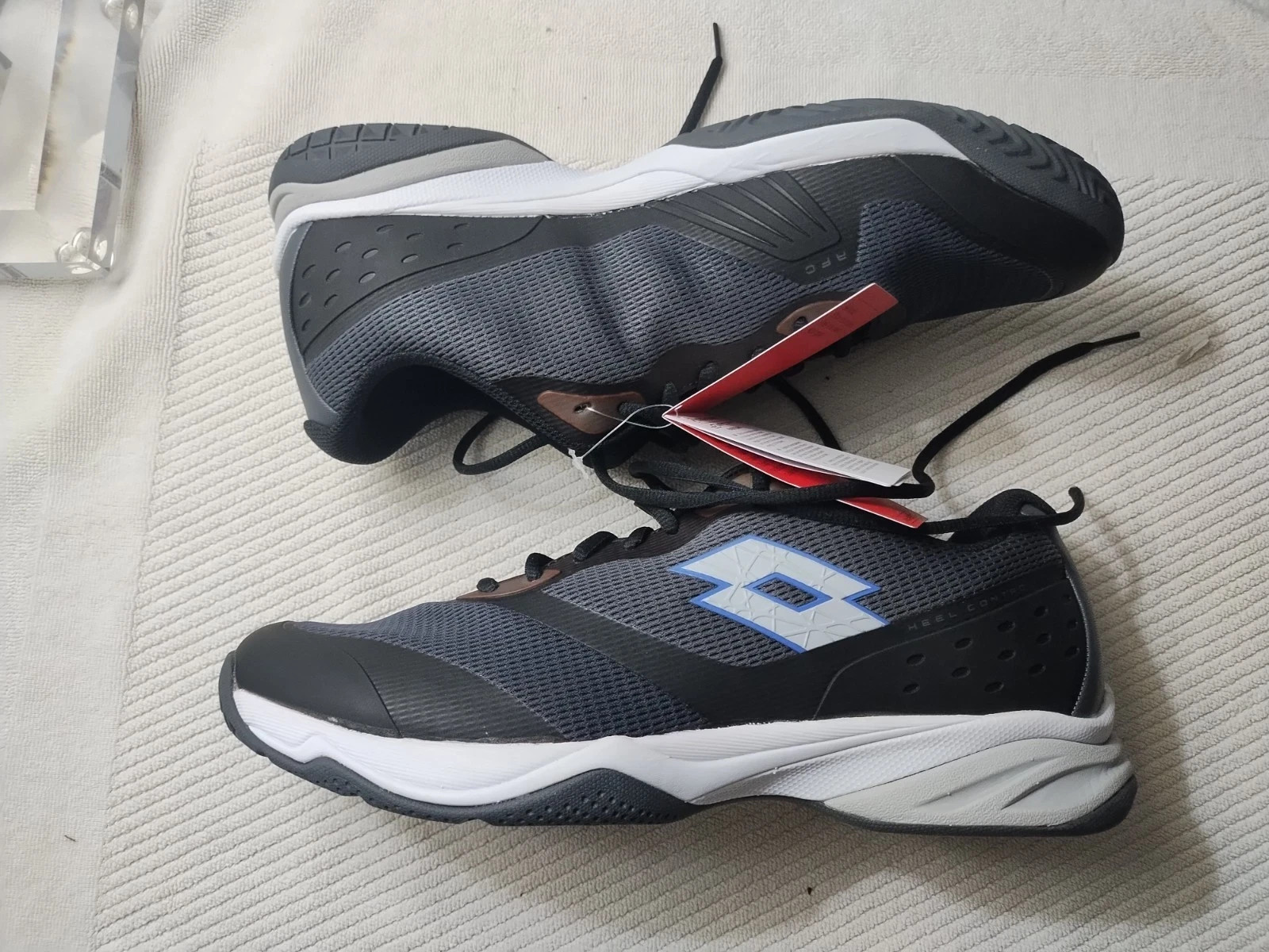 Lotto Mirage 400 ALR Tennis Pickleball Shoes - Black/Gray - Mens | eBay