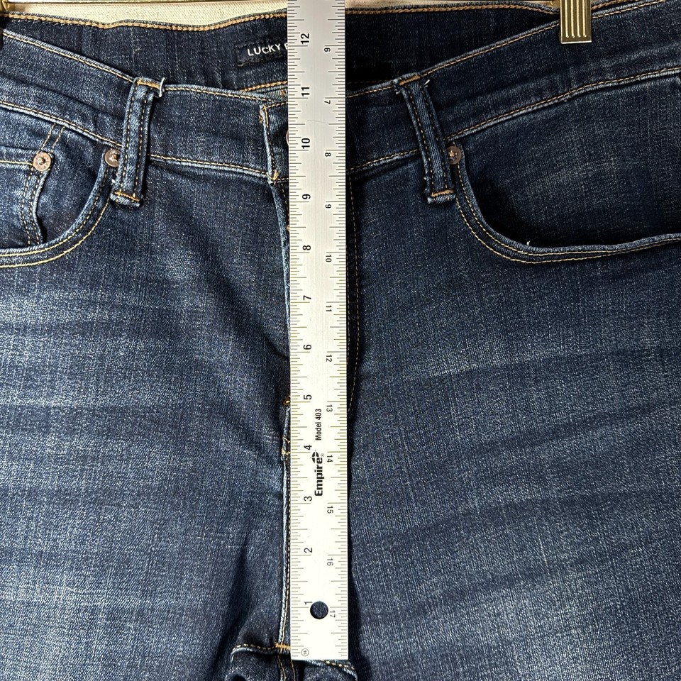 Lucky Brand 110 Slim Jeans Men's 36X32 Blue Denim | eBay