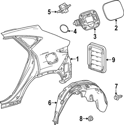 Genuine Lexus Base 77305-F6012 | eBay