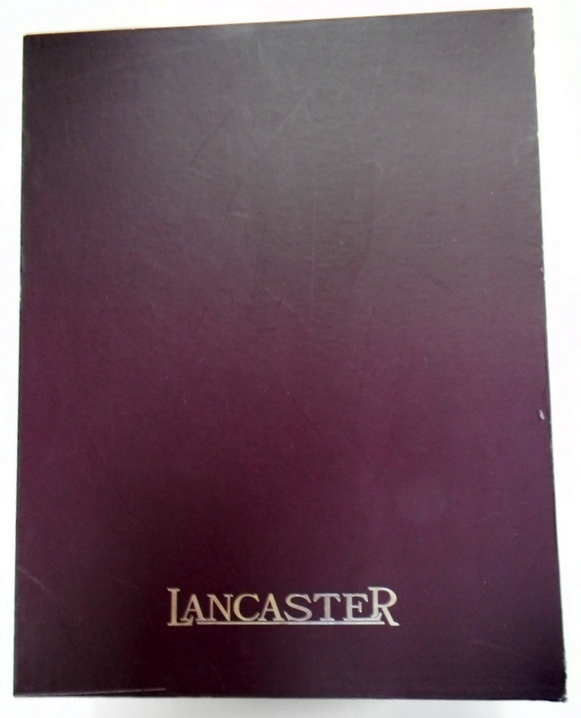 Lancaster Ladies Nylon Handbag Made in Italy Nylon and Leather Lavender ...