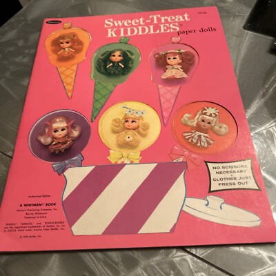 PAPER DOLL LIDDLE KIDDLES SWEET TREAT RARE UNCUT 1969 Original | eBay
