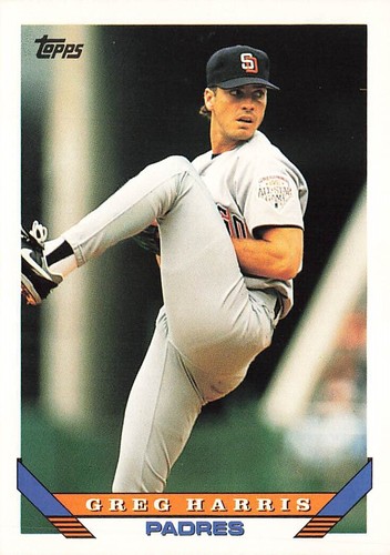 1993 Topps #436 Greg Harris San Diego Padres | eBay