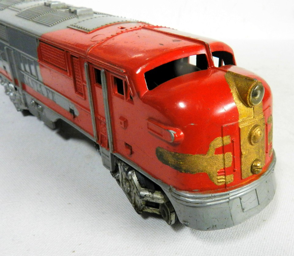 Marx Santa Fe 1095 Diesel + Non Powered Model Train O Scale | eBay