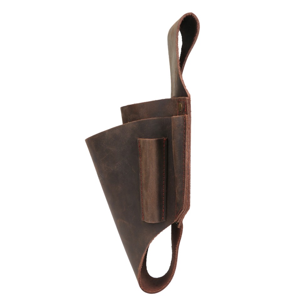 TOURBON Leather Loggers Woodsmen Tools Storage Belt Pouch Felling Wedge ...