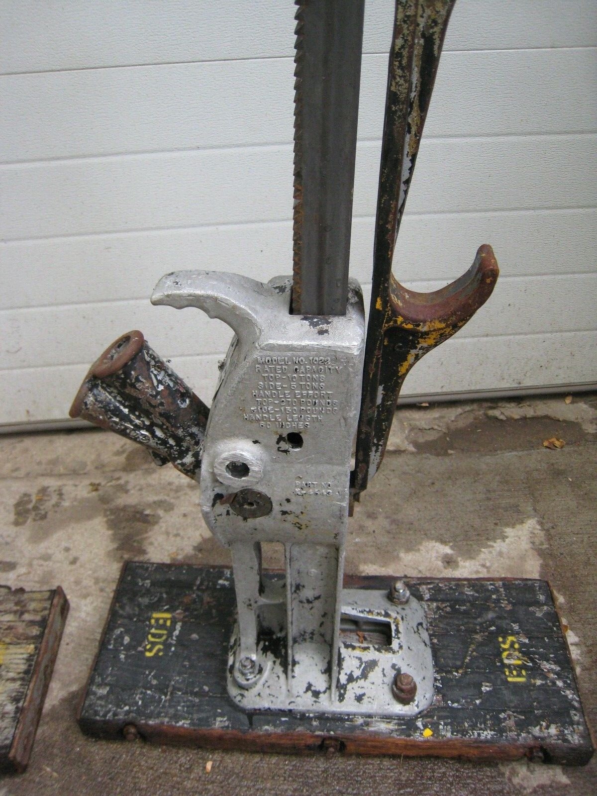 2 DUFF-NORTON 1022-CRA MECHANICAL CABLE REEL JACK 10 TON | eBay