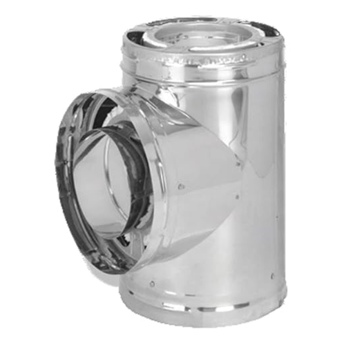 DuraVent 6" DuraPlus Triple Wall All Fuel Tee with Cap 6DP-TSS ...