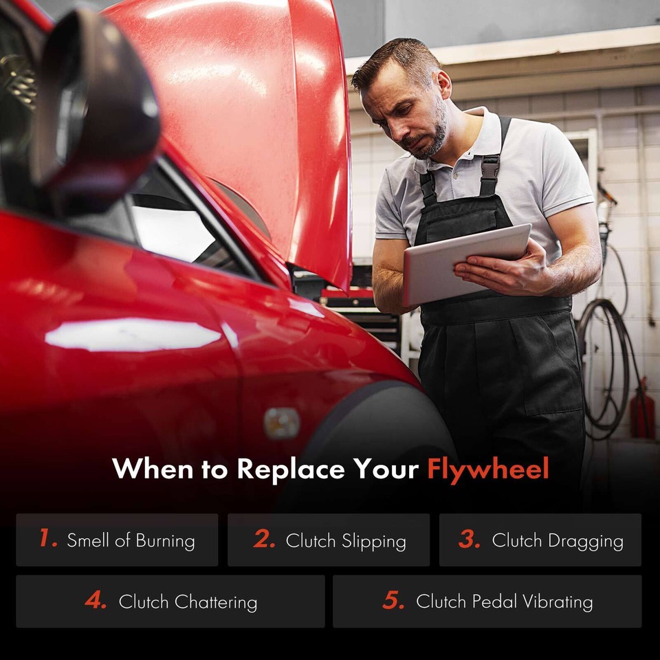 Clutch Flywheel Manual for Ford Ranger 1991-1994 Aerostar 6 Bolt Holes ...