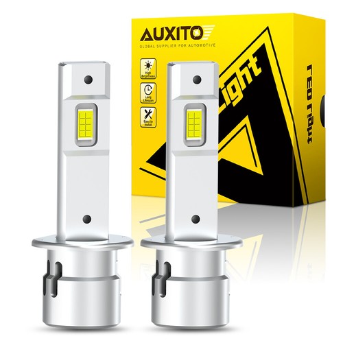 2x Super Bright H1 LED Headlight Kit High Low Beam Fog Driving Bulbs ...