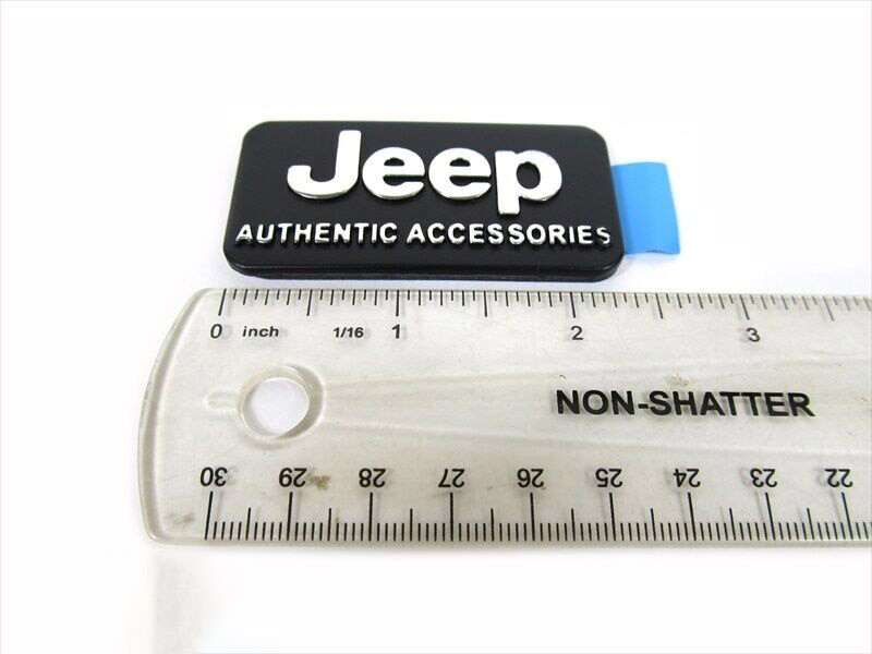 Authentic Jeep Accessories Decal Emblem Nameplate GENUINE OEM Wrangler ...