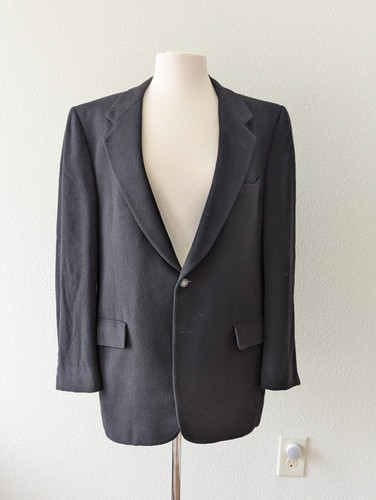 Vintage Christian Dior Monsieur Shillito Rikes Black Jacket Coat 100% ...