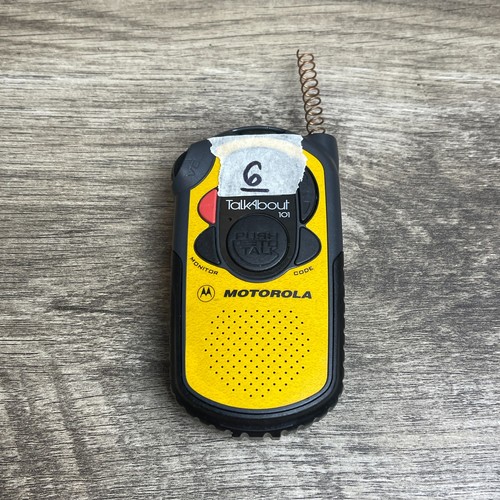 Motorola Talkabout 101 P14SPG03P2AA Black 14-Channel 2-Way Radio Walkie ...