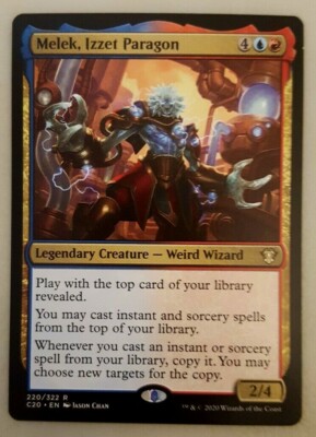 1x Melek, Izzet Paragon Commander 2020 Ikoria MTG Magic the Gathering ...