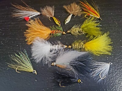 Fly Fishing- 12 Trout Micro Streamer Fly Selection, Trout Fly | eBay