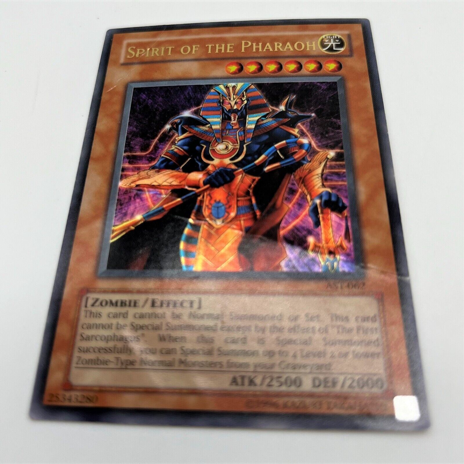 Yugioh Spirit of the Pharaoh AST-062 Ultra Rare Unlimited Card Holocard ...