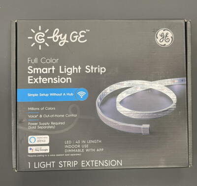 GE C by GE Full Color Smart Light Strip Extension - 40" 43168524131| eBay