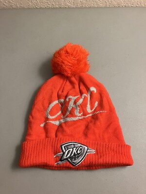 Oklahoma City Thunder Men’s Hat Cap Beanie Toque Mitchell & Ness One ...