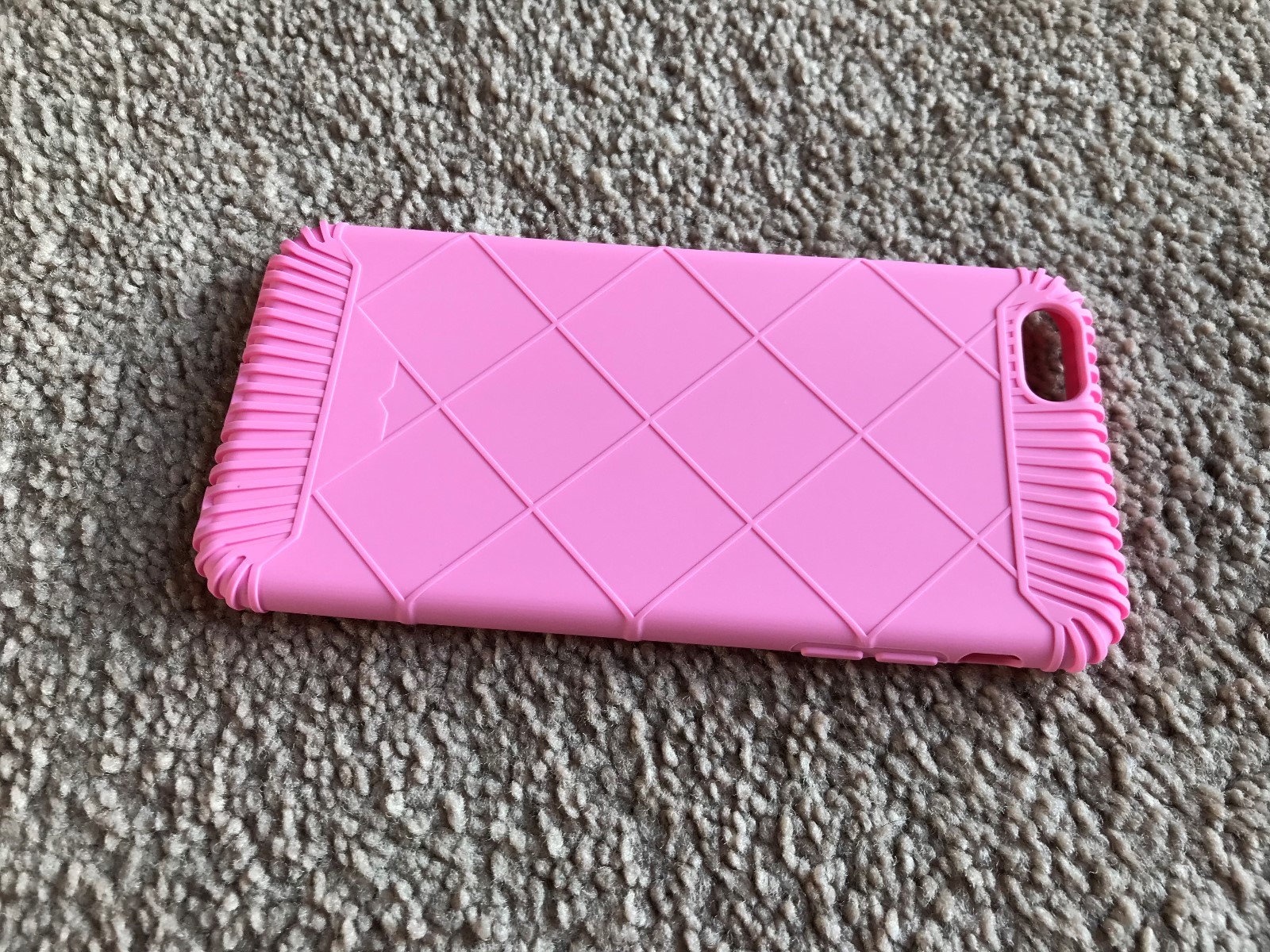 Apple Iphone Pink Case Back Cover Silicon Rubber Case for Phone Scrub ...