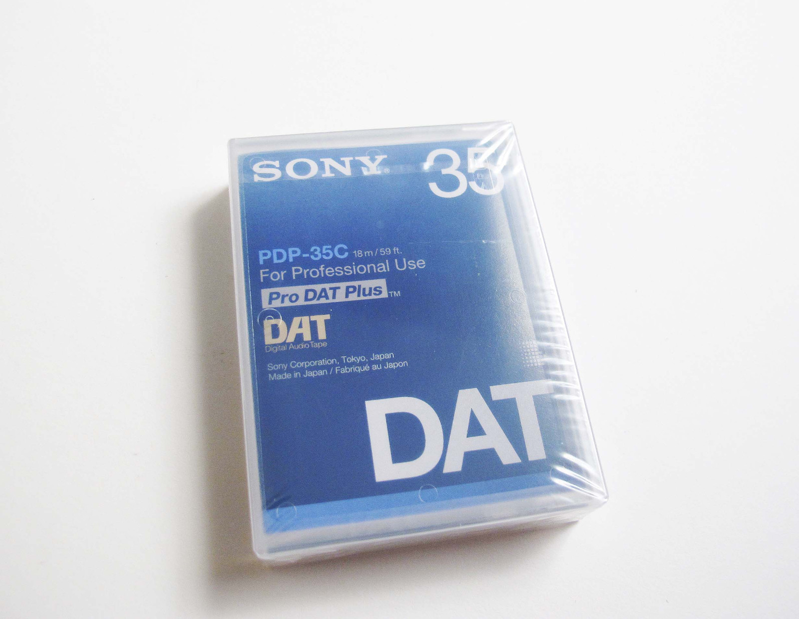 Sony PDP-35C Pro DAT Plus Digital Audio Tapes - BRAND NEW 18m / 59 ft ...