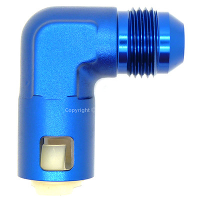 AN-6 90 DEGREE QUICK CONNECT 5/16" 8mm EFI Fuel Rail Pump Filter Tank ...