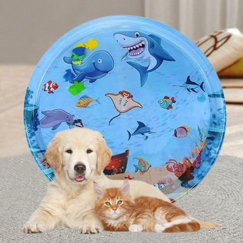 Sensor Water Play Mat Waterproof Inflatable Water Mat Leakproof Pets ...