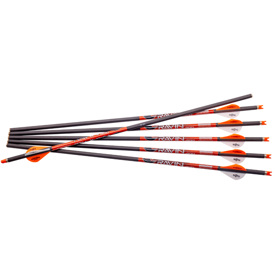 Ravin R138 400 Grains .003 Straightness Tolerance 20" Crossbow Arrows ...