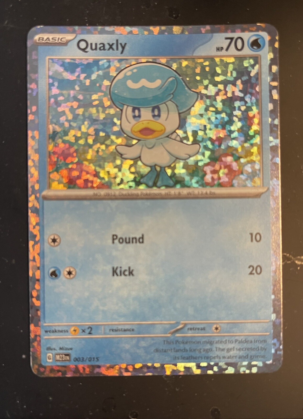 Quaxly 003/015 Holo Match Battle McDonalds 2023 Pokemon Cards | eBay