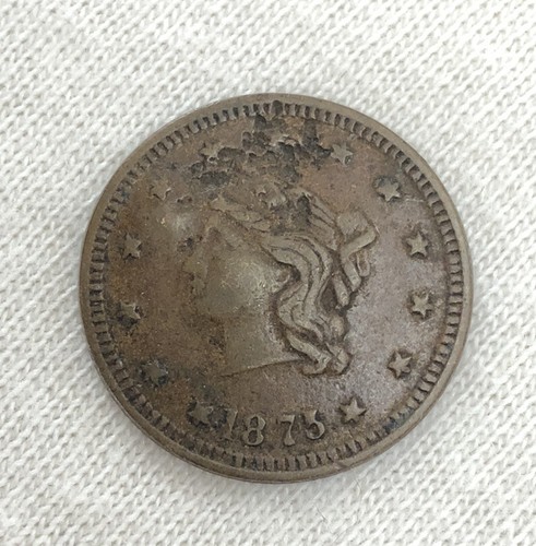 Circulated 1875 Dorman's Stencil & Stamp Works Baltimore Merchant Brass ...