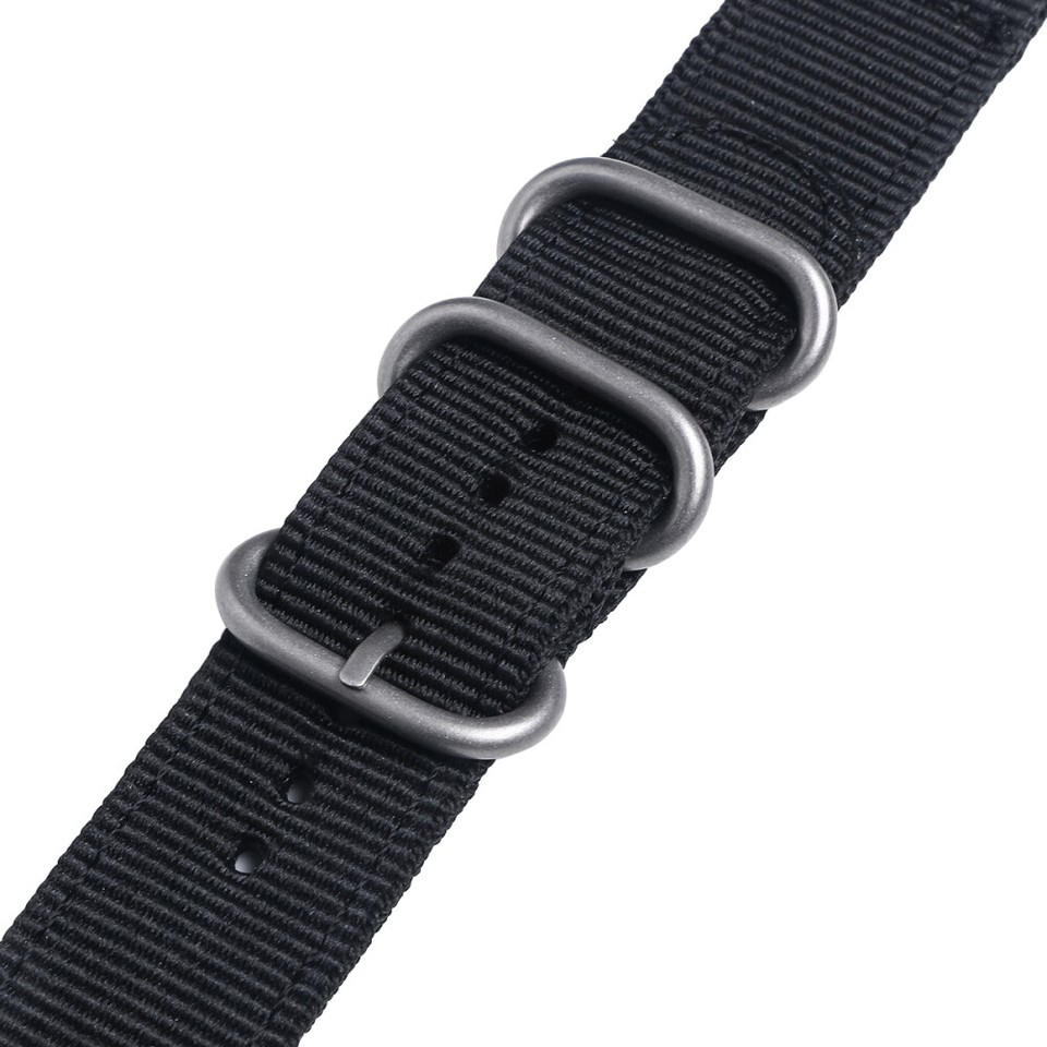 22mm Watch Strap Webbing Durable 2-Joint Nylon Watch Band Wristband for ...