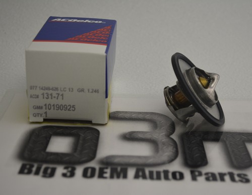 Chevrolet Pontiac GMC Oldsmobile Engine Coolant Thermostat new OEM ...