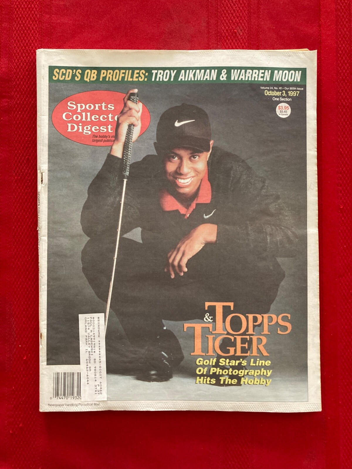 1997 Sports Collectors Digest magazine / 10/3 / SCD / Vaughn / Wilson ...