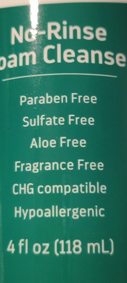 Medline Remedy Cleanser Sensitive Skin No Rinse Foam Hair & Skin 4 Oz ...