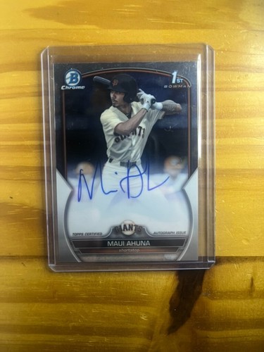 Maui Ahuna 2024 1st Bowman Chrome Auto CDA-MAH | eBay