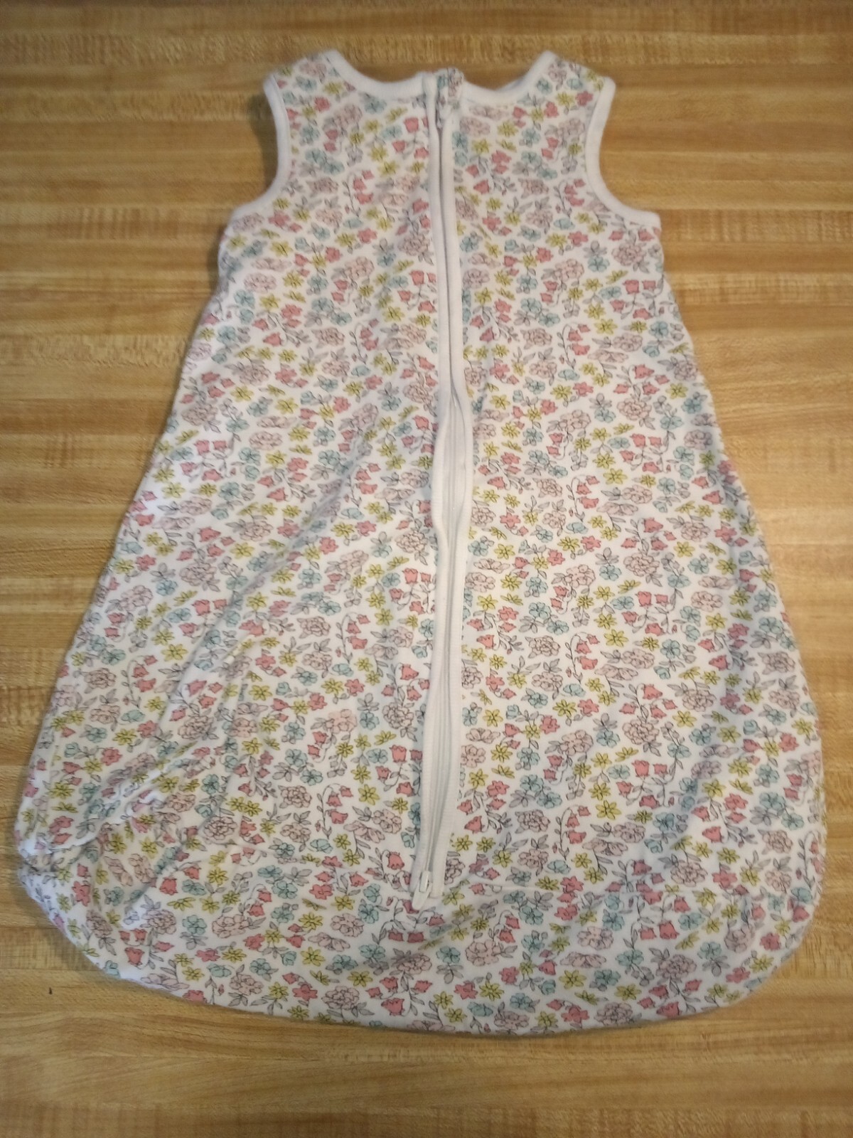 Carter's Baby Girl Size 0-3 Months 100% Cotton White Floral Sleep Sack ...