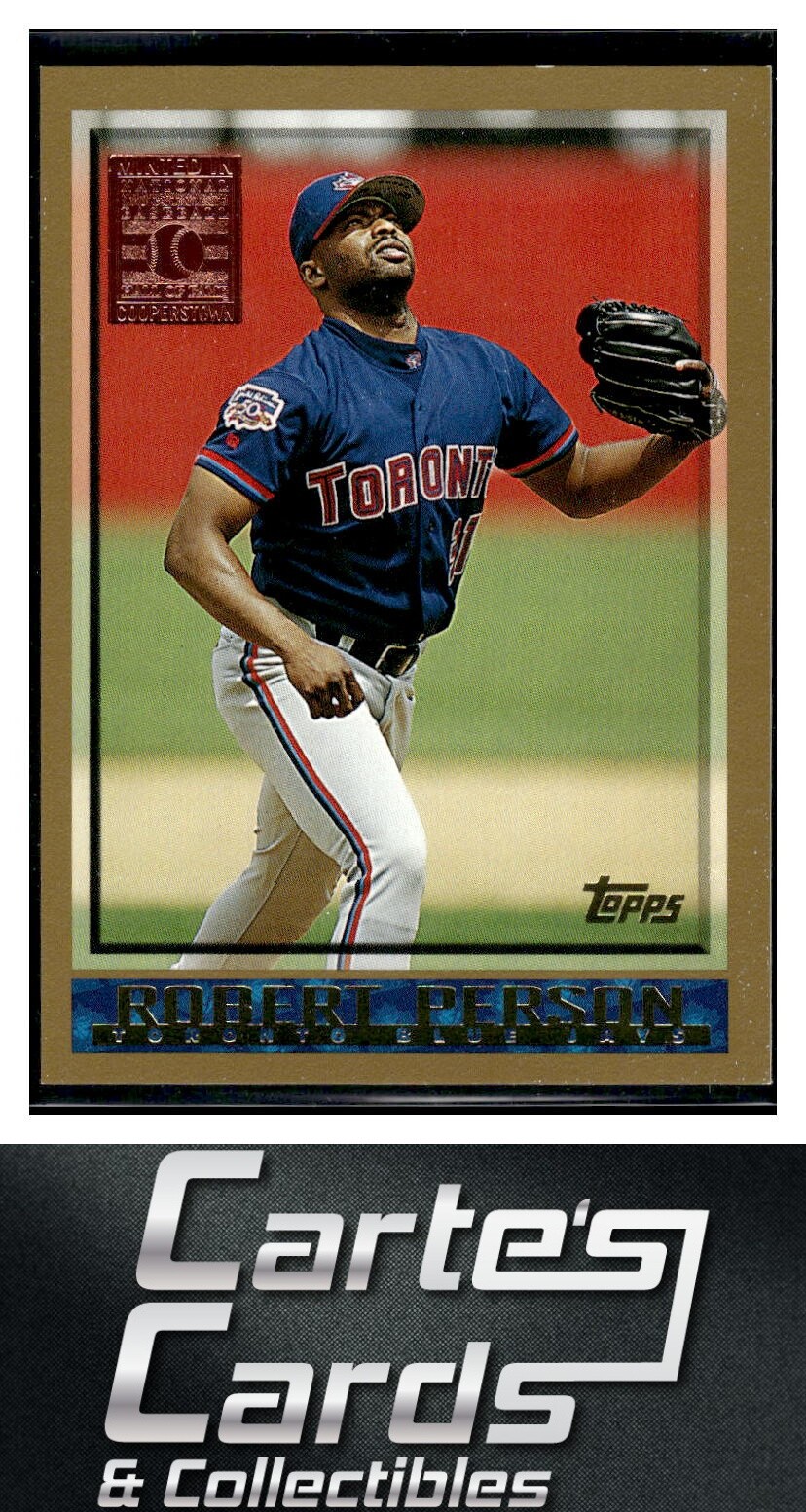 Robert Person 1998 Topps Minted in Cooperstown #233 Toronto Blue Jays ...