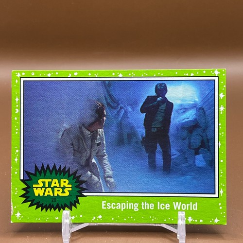 Escaping the Ice World No.20 STAR WARS TOPPS Movie Card Lucas film ...