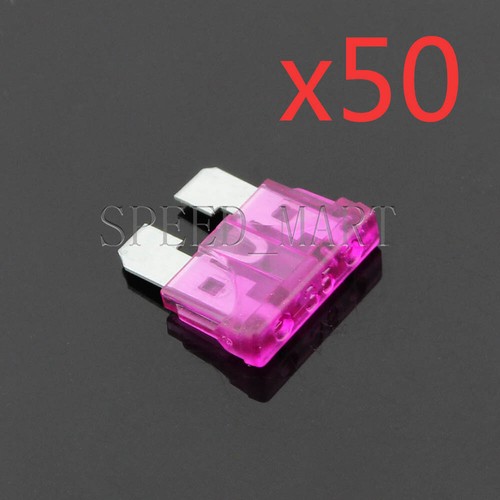 50 PCS 35A Car Trucks Boats SUV Auto HID Light Big Standard Blade Fuse ...