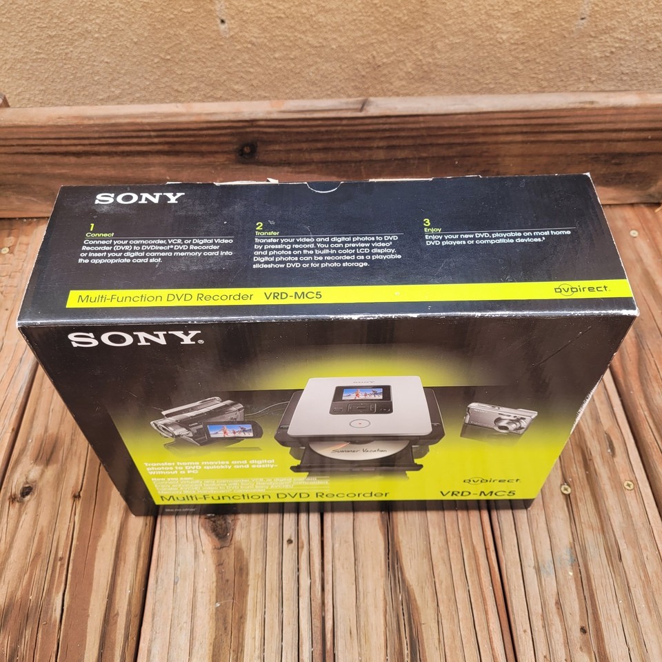 Sony VRD-MC5 Multi- DVD Recorder DVDirect Digital Media Transfer New ...