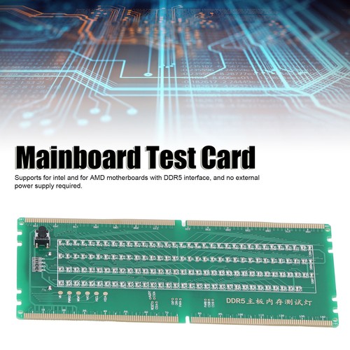 DDR5 Desktop Mainboard Test Card Memory Slot Tester Board With LED ...