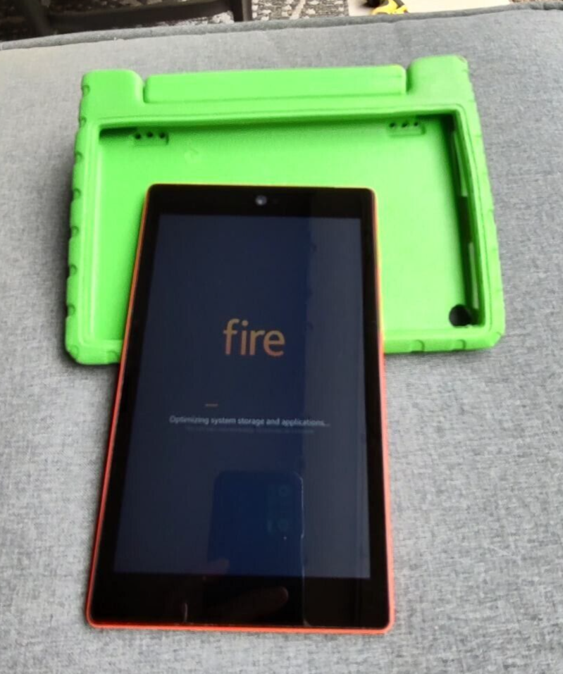 Amazon Kindle Fire HD 8 (6th Generation) 32GB, Wi-Fi, 8in - Tangerine ...