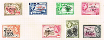 British Gold Coast Colonial Scenes set 1957 MLH | eBay